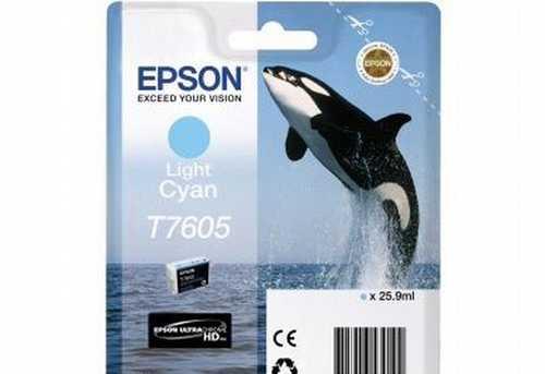 Картридж Epson C13T76054010 светло-голубой, № T760