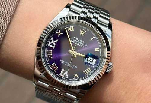 Часы Rolex datejust purple