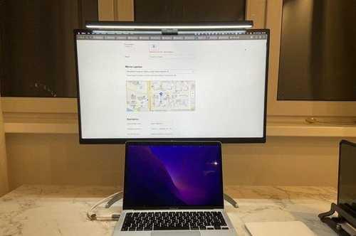 4k монитор 27 для MacBook. type c + hdmi