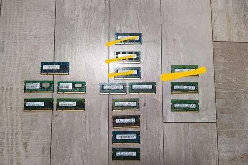 Оперативная память DDR2, DDR3 и DDR4 для ноутбука
