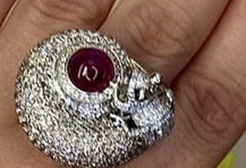 Кольцо с бриллиантами 6 карат