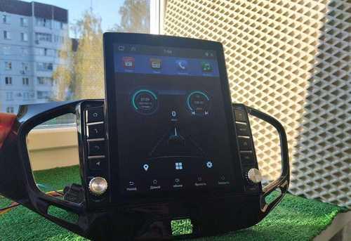 Android магнитола на LADA Vesta в стиле Тесла