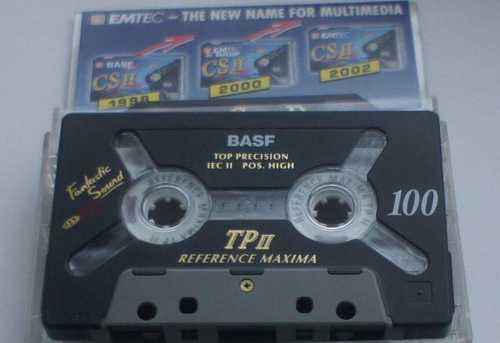 Аудиокассета винтажная с записью basf-tpII Referen