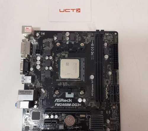 Материнская плата ASRock FM2A68M-DG3+ / A4-6300