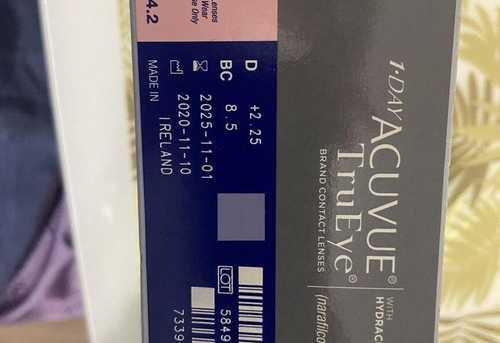 Линзы acuvue trueye 180 шт +2,25