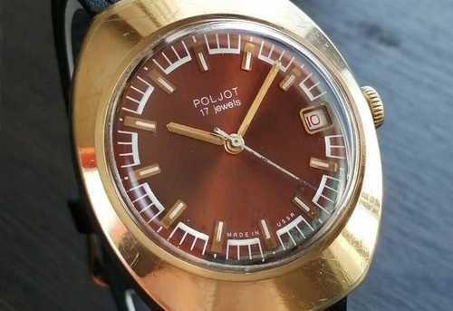 Стильные винтажные мужские часы СССР Полет Экспорт