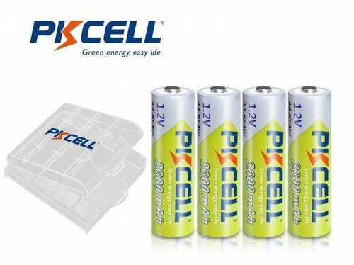 Батарейки аккумуляторные аа Pkcell 2600 mAh