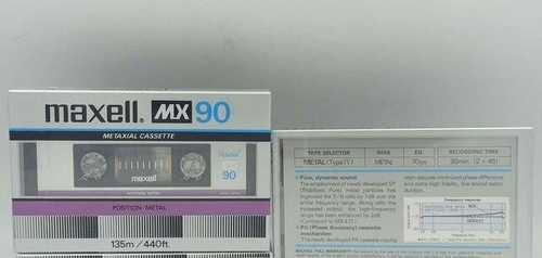 Новые Аудиокассеты maxell с лентой type IV metal