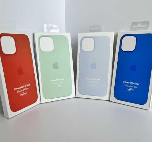 Чехлы iPhone Silicone case 12 Pro Max