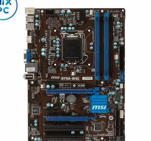 Материнская плата LGA1155 MSI B75A-G41 Б.У