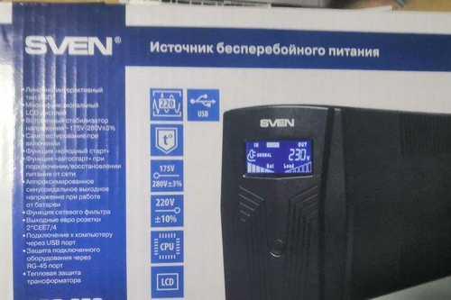 Источник бесприбойного питания sven pro 650