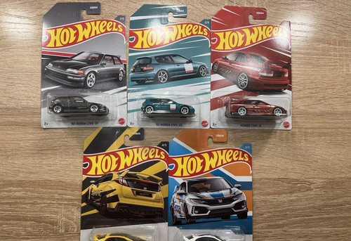 Hot wheels Honda Civic set