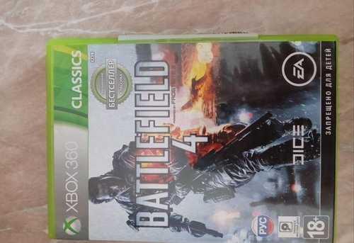 Диск с игрой Battlefield 4 Premium на xbox 360