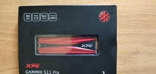 SSD Adata XPG Gammix S11 Pro 1tb nvme, новый