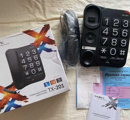 TeXet телефонный аппарат