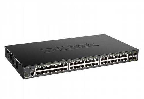 DGS-1250-52XMP/A1A L2 Smart Switch with 48 10/100
