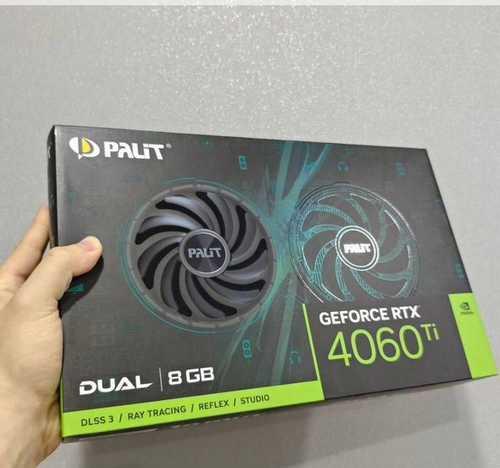 Видеокарта Nvidia RTX 4060 TI 8Gb Palit Новая