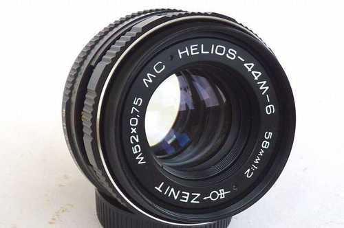 Мс Helios-44М-6 2/58 резкий светосильный на М42