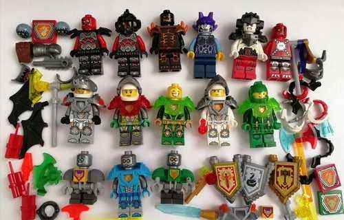 Lego минифигурки nexo knights, траспорт, аксессуар
