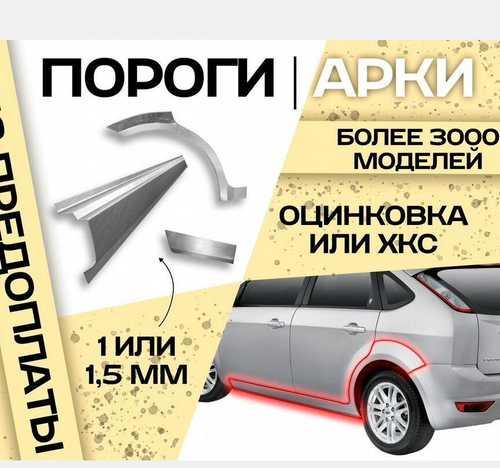 Пороги и арки Renault Megane III рестайлинг (2012—2014) и другие