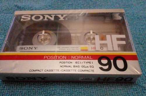 Аудиокассеты sony HF 90 новая