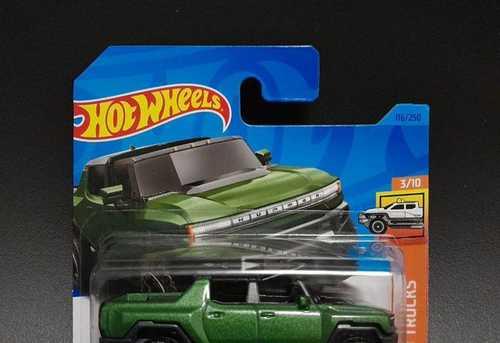 Hot Wheels GMC hummer EV Зелёный Пикап