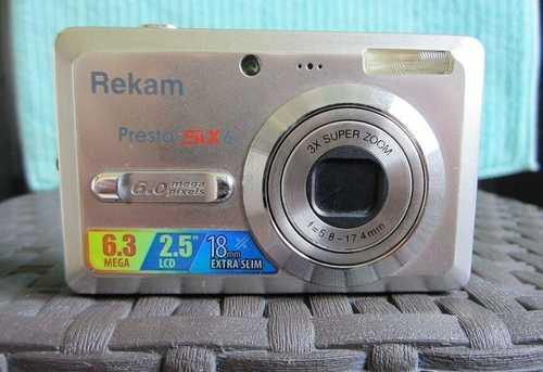 Фотоаппарат цифровой Rekam Presto Slx6; мало б/у;