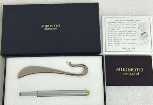 Ручка и закладка для книг Mikimoto. Япония
