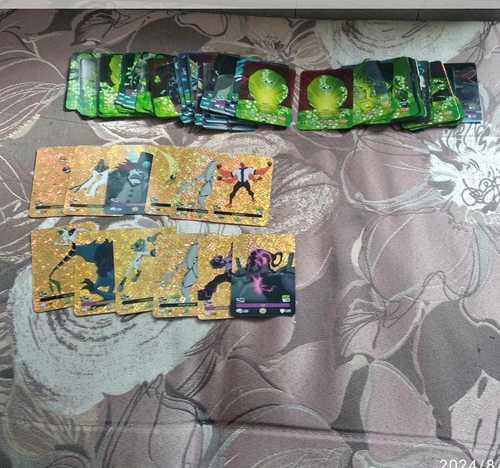 Карточки Bakugan и Ben 10