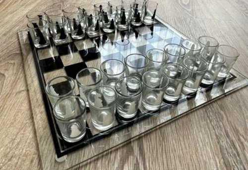 Шахматы, шашки со стопками