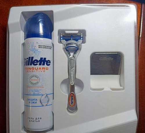 Gillette skinguard sensitive подарочный набор