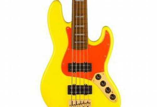 Fender MonoNeon Jazz Bass V Maple Fingerboard Neon