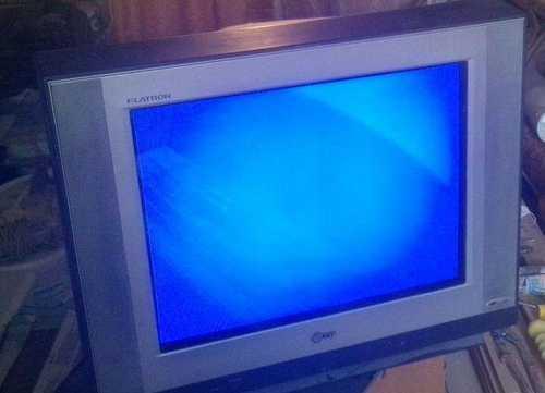 Телевизор LG 21" плоский экран, кинескоп 53 см