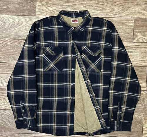 Wrangler Fleece Lined 2XL/3XL Утепленная рубашка