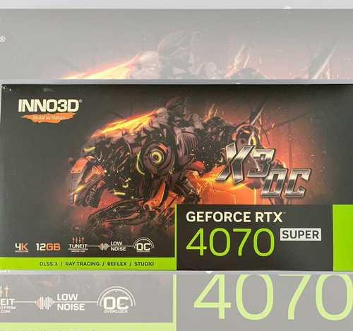 Видеокарта Inno3D GeForce RTX 4070 Super