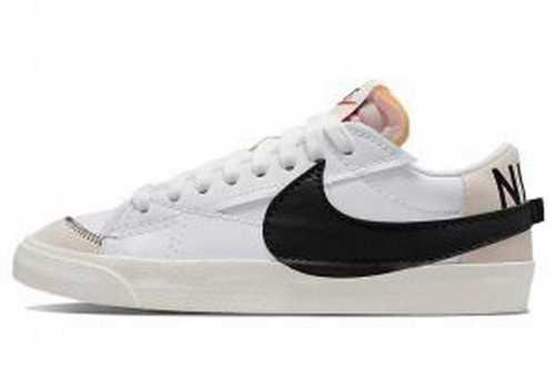Кроссовки Nike Blazer Low 77 Jumbo белые черные с