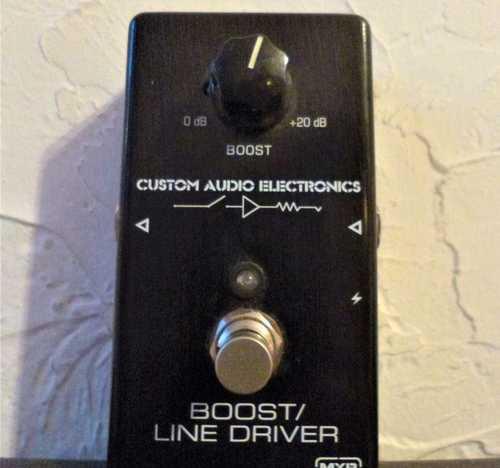 Гитарные педали Dunlop (MXR Boost/Line Driver)