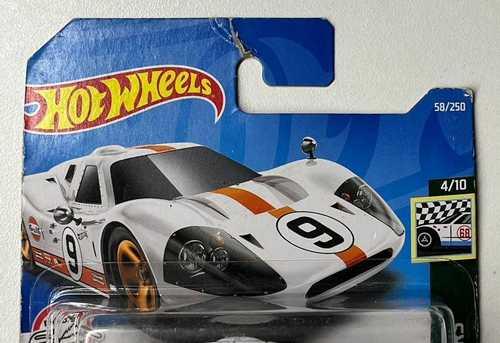 Hot Wheels - 67 Ford Gt40 Mk.IV (Gulf) (Белый)