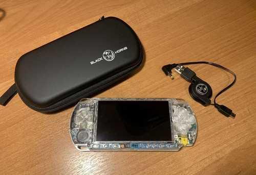 Sony PSP 3008 В прозрачном корпусе