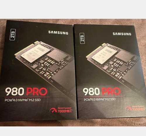 Ssd накопитель Samsung 980 Pro 2Tb Новый оригинал