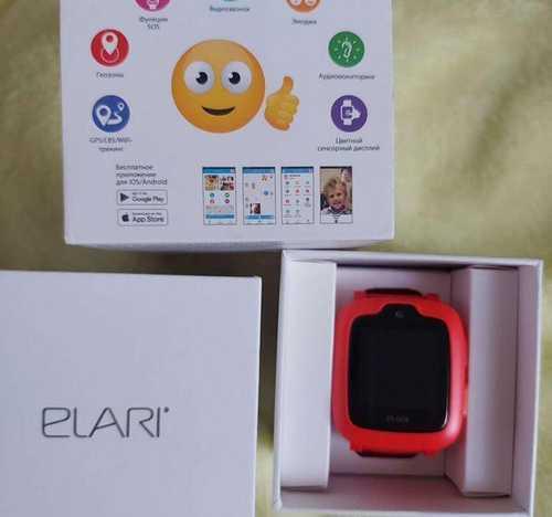 Детские смарт-часы elari KidPhone 3G Red