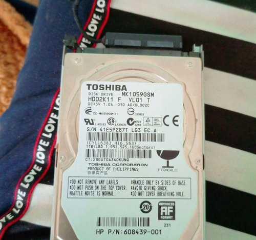 Жесткий диск для ноутбука 1 тб toshiba