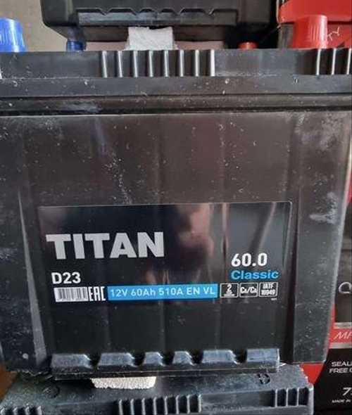 Аккумулятор Титан классик азия 60а/ч