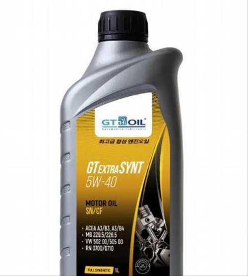 Моторное масло GT OIL GT Extra Synt 5W-40 1л