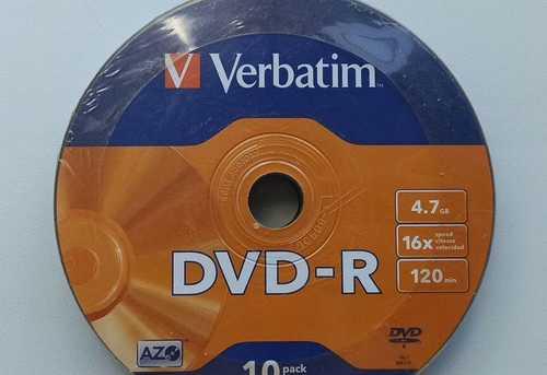 Диски DVD-R Verbatim