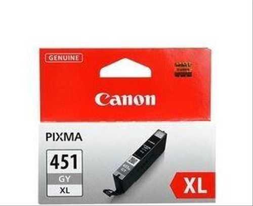 Картридж Canon CLI-451XL Gray серый увеличенный о