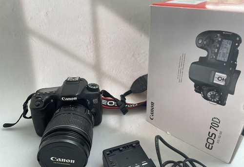 Зеркальный фотоаппарат canon eos 70d