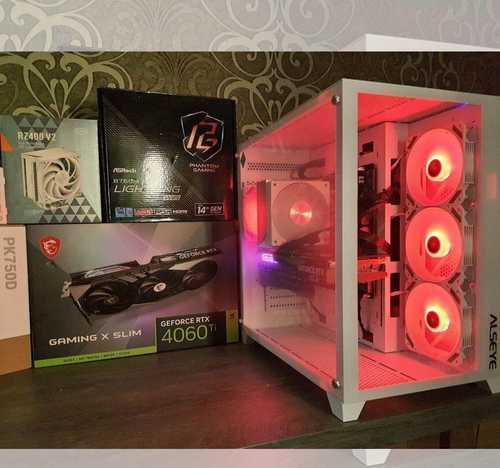 GamingX RTX4060Ti 16GB Core i5 14400F/32GB5/1TB/WF