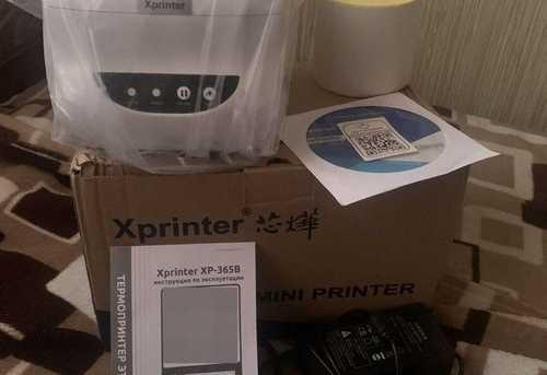 Термопринтер xprinter 365b для маркетплейсов