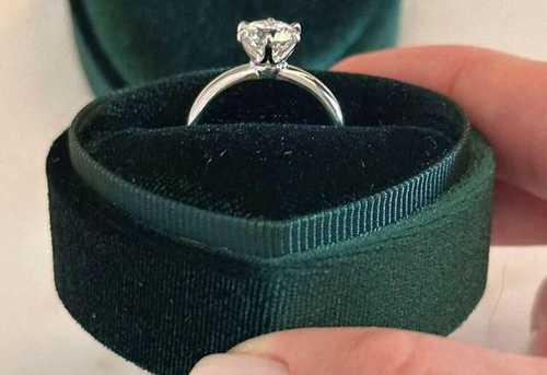 Кольцо с выращенным бриллиантом 2.02 карата